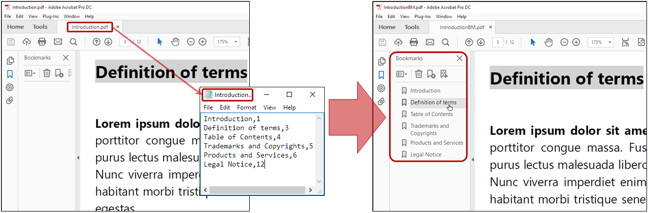 Importing Bookmarks Into Multiple PDF Documents